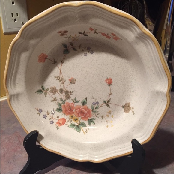 Mikasa | Dining | 6239 Mikasa Garden Club Silk Bouquet Soup Salad Bowl ...